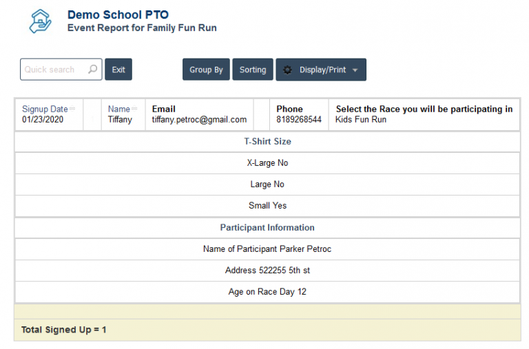 Signup Form: How to Create Beautiful Forms for your PTO or PTA Events ...