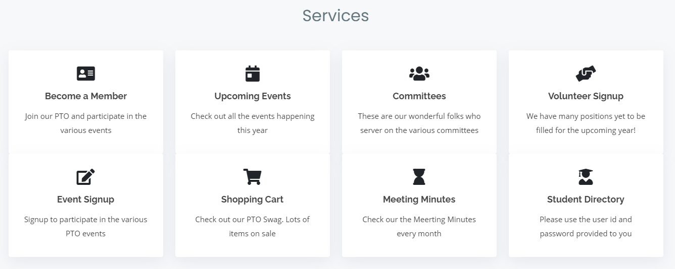 Create Website with Clearwater Template - RunPTO