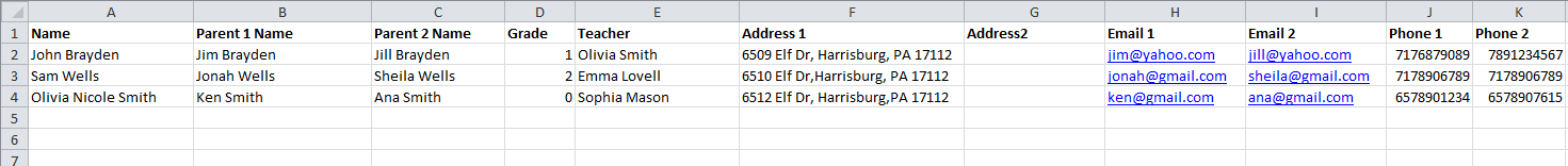 Import Student Data - RunPTO