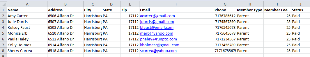 Import Membership - RunPTO